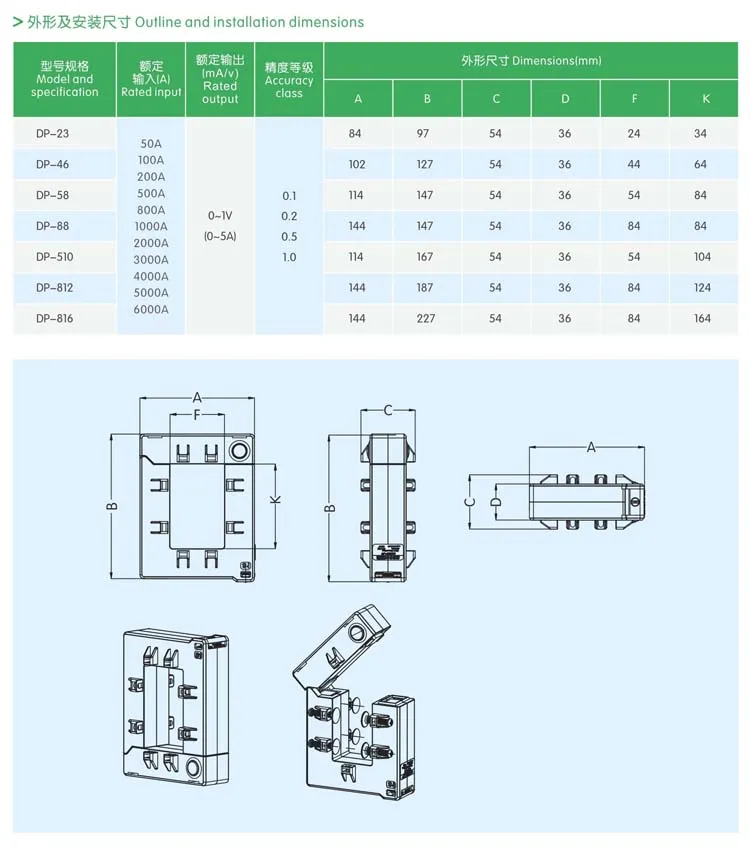 Split Core Current Transformer Ctkd Series With Snap Structure Input 5a