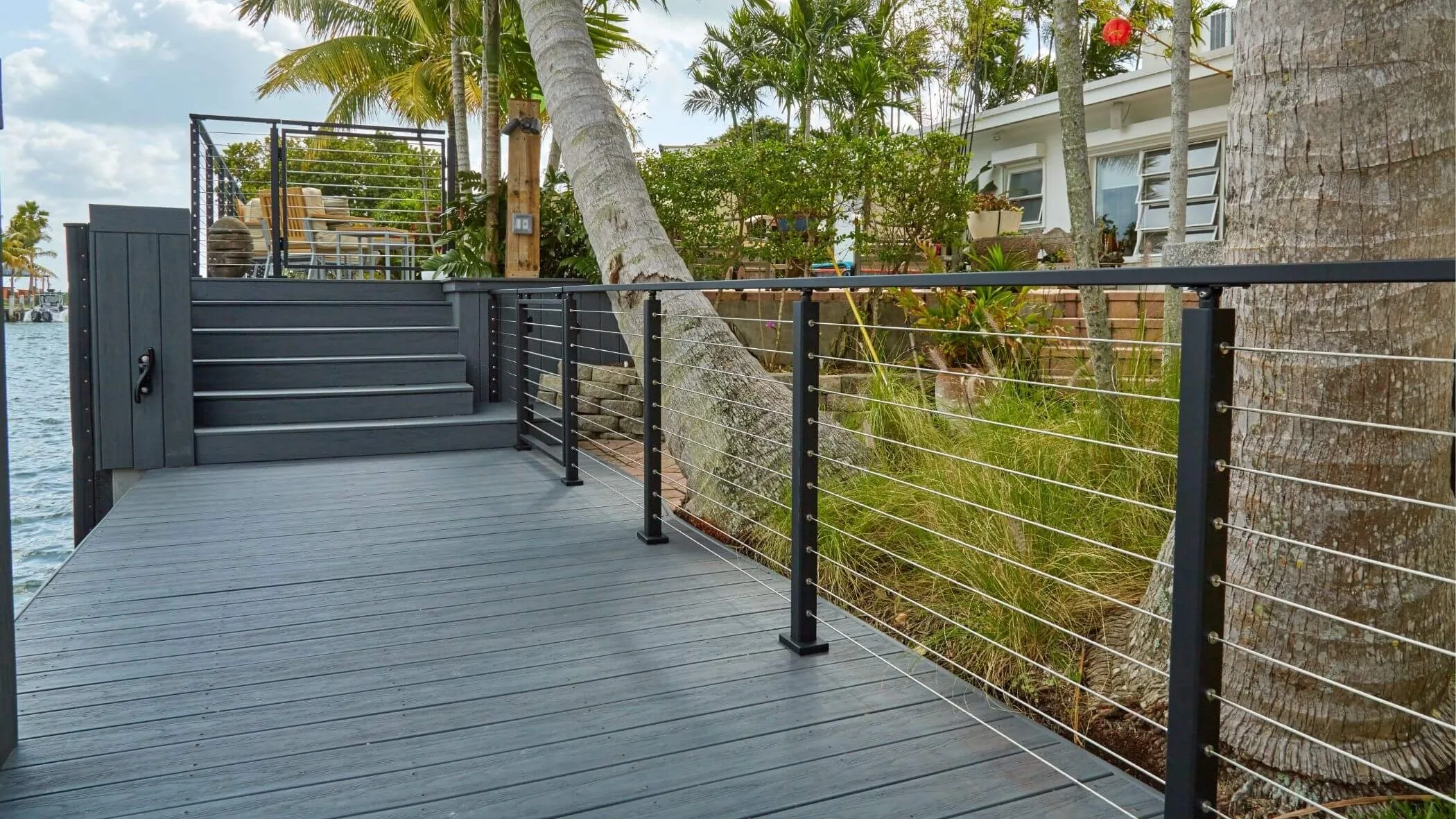 Deck Railings Stainless Steel Fence Post Cable Railing - Buy Cable ...
