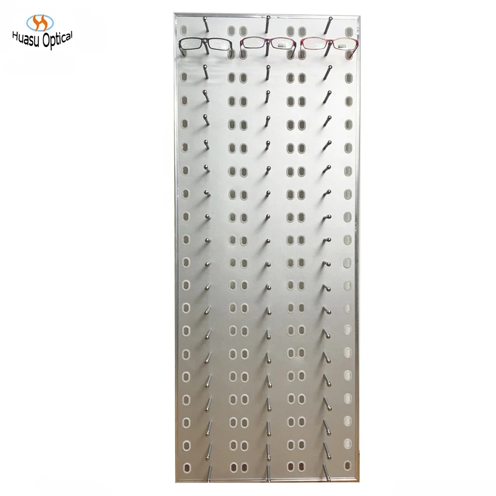 Wall Mount Aluminum Plastic Boards Eyewear Optical Displays Rack ...