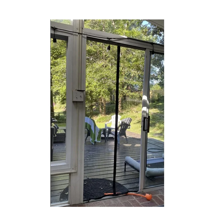 Sliding Patio Door Magnetic Bugs Proof Mesh Screen Door Pet Friendly ...