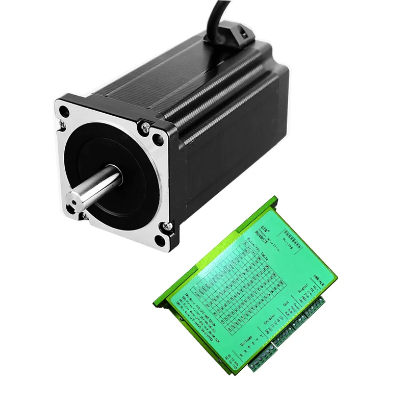 Nema 34 Stepper Motor 4.5N.m 8.5N.m 12N.m with Encoder and Driver ...