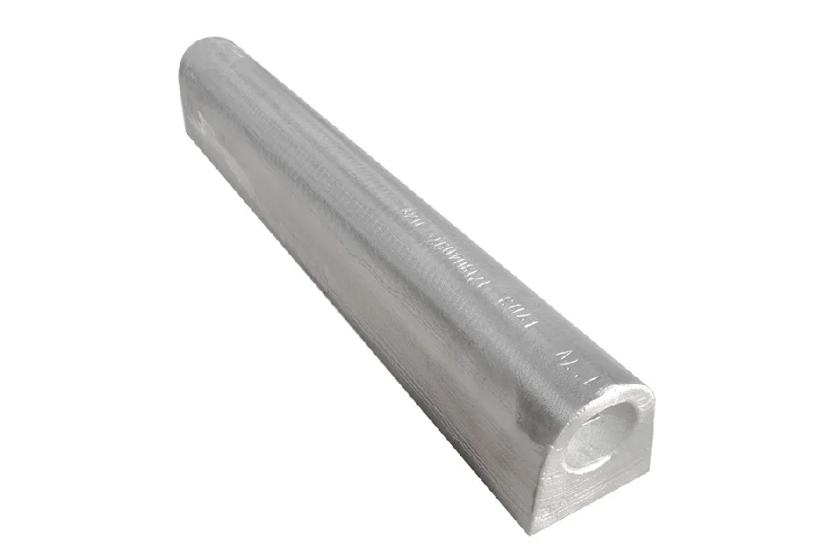 Standard Potential Magnesium Anode (d-Shaped) for Cathodic Protection