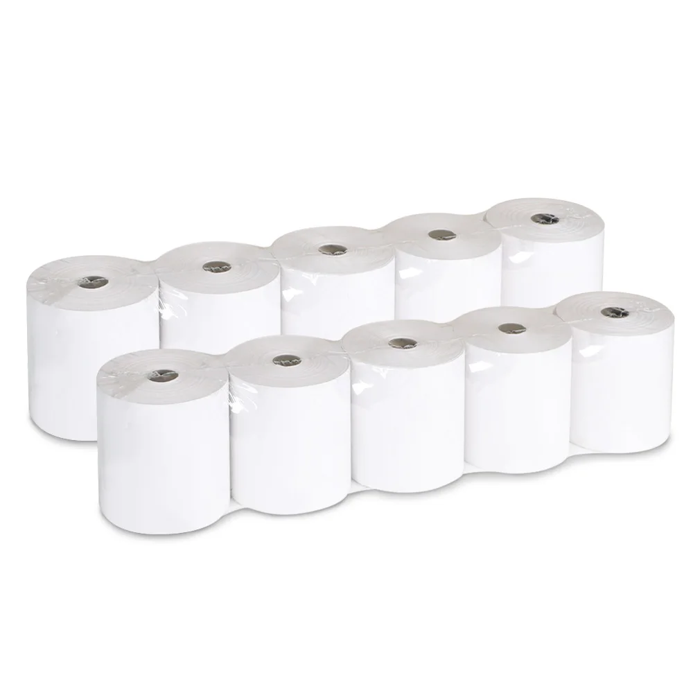 Receipt Printer 10 Rolls) 3 1/8 X 230 Thermal Paper Receipt Rolls, 49 ...