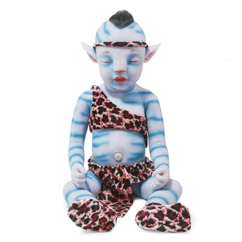 Cute Realistic Reborn Avatar Baby Doll Soft Silicone - Buy Silicone ...
