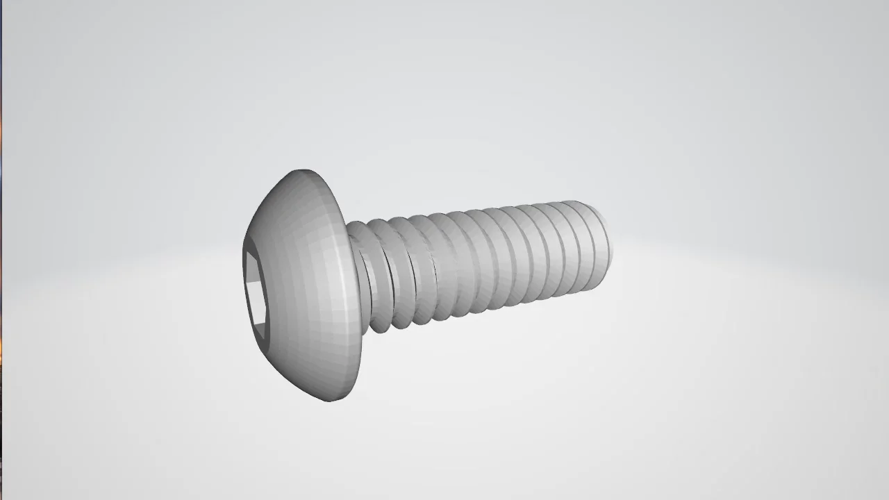 Grade 8.8 Black Hex Socket Button Head Cap Screws Iso7380 Hexagon ...