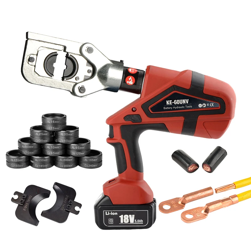 KE-60UNV Battery powered Hydraulic pipe press tool plumbing crimping ...