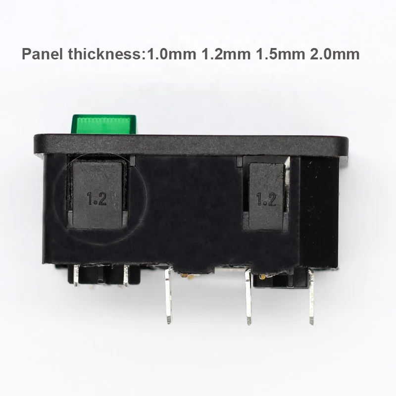 ICE320 C14 AC Power Socket with Illuminated Rocker Switch