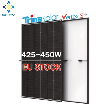 Eu Rotterdam Warehouse Solar Panels Trina Vertex S Plus 425w 430w 435w 440w 445 Watts 450w Pv ...