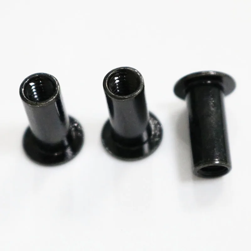 Round Tubular Hollow Rivet Metal Studs for Leather Luggage Box Washer ...
