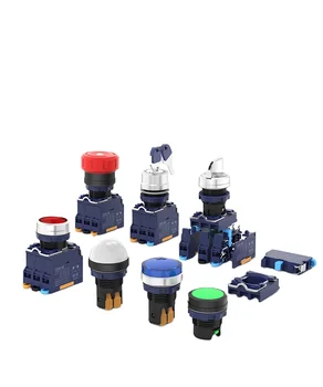 Momentary Led Push Button Switch Flat Head Button Waterproof Mini Led ...