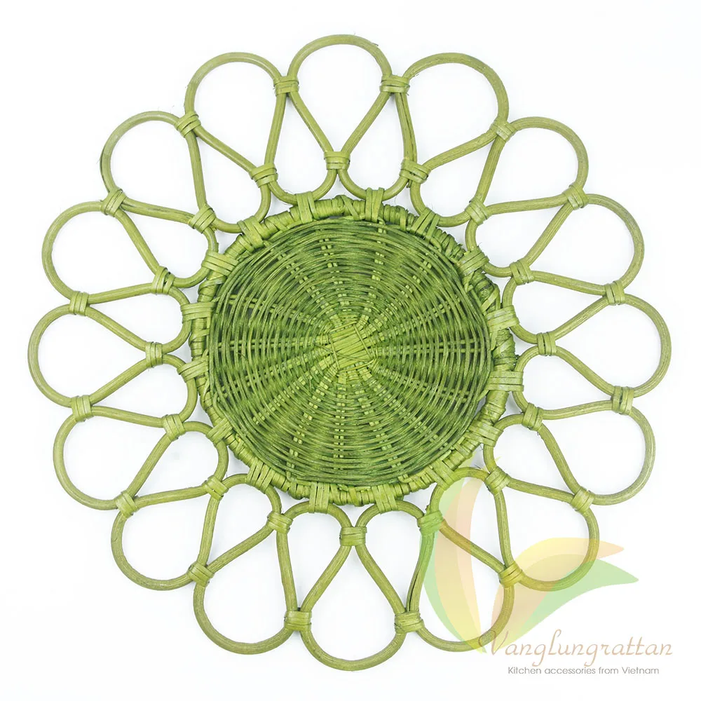 Top Selling Round Rattan Placemats From Viet Nam Pvc Bamboo Mats & Pads ...