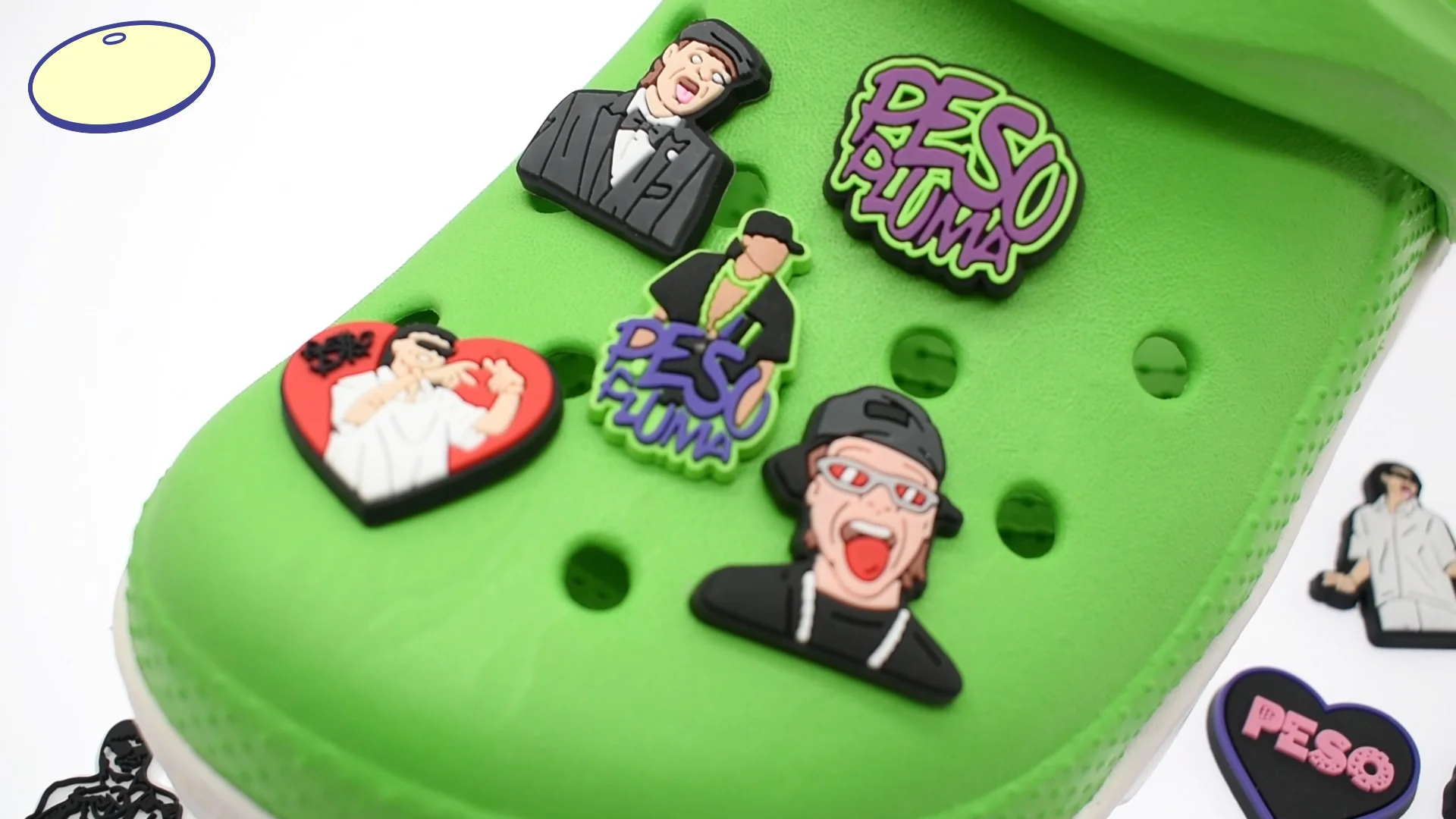 2023 Mexican Famous Singer Shoe Charm Peso Pluma Croc Charms - Buy ...