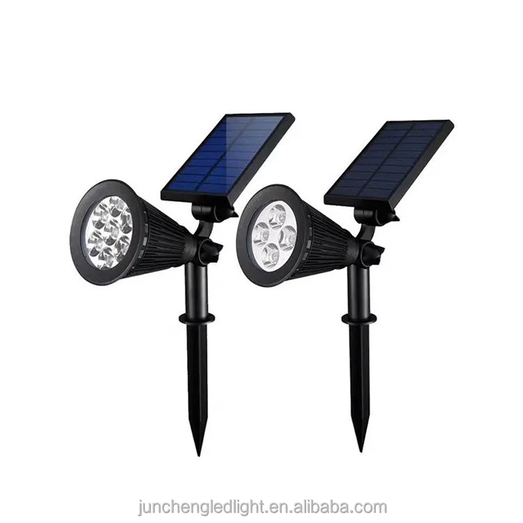 Solar Powered 4Leds 7Leds 9Leds Solar Spot Ground Light IP65 Waterproof ...