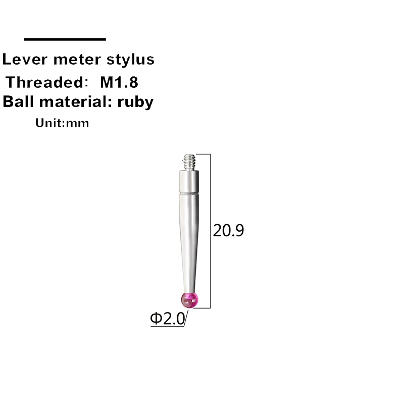 Custom Lever Dial Indicator Cemented Carbide Ruby Probe Coordinate ...