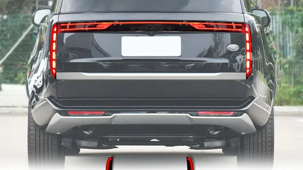 Full Width Led Tail Light Reverse Brake Rear Lamp Modified Through ...