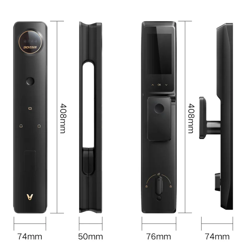 Viomi Smart Door Lock 2y Hookless Fingerprint Lock 3d Face Recognition ...
