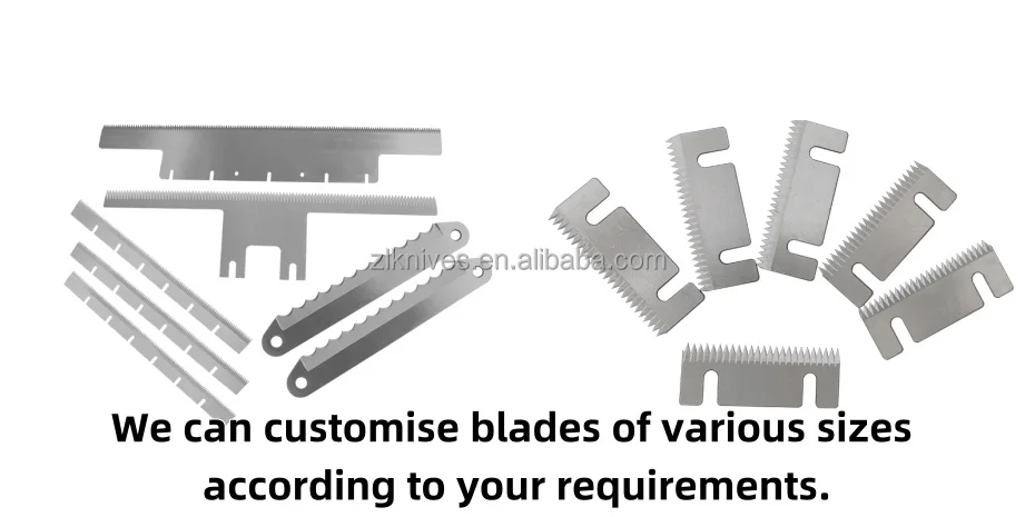 Zigzag Cutting Blade for Tissue Paper Packaging Serrated Blade Designed ...