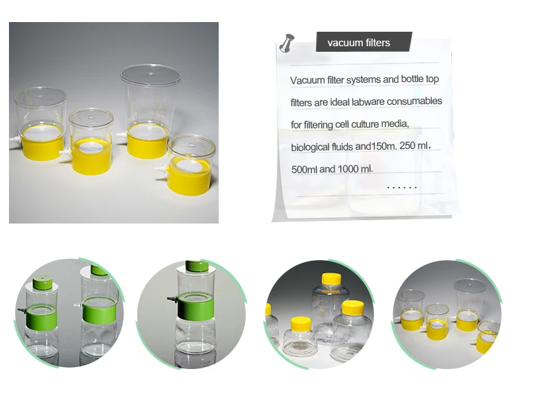 Medical Science Plastic Disposable Vacuum Filter Pes Filter Mce Pvdf 0 ...