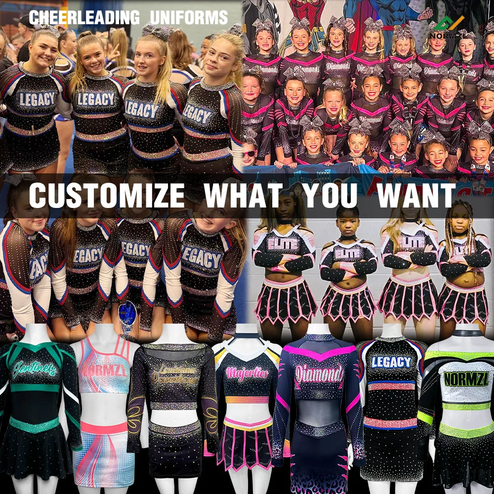 Custom Cheerleading Uniforms Printed & Sublimated Spandex Allstars ...