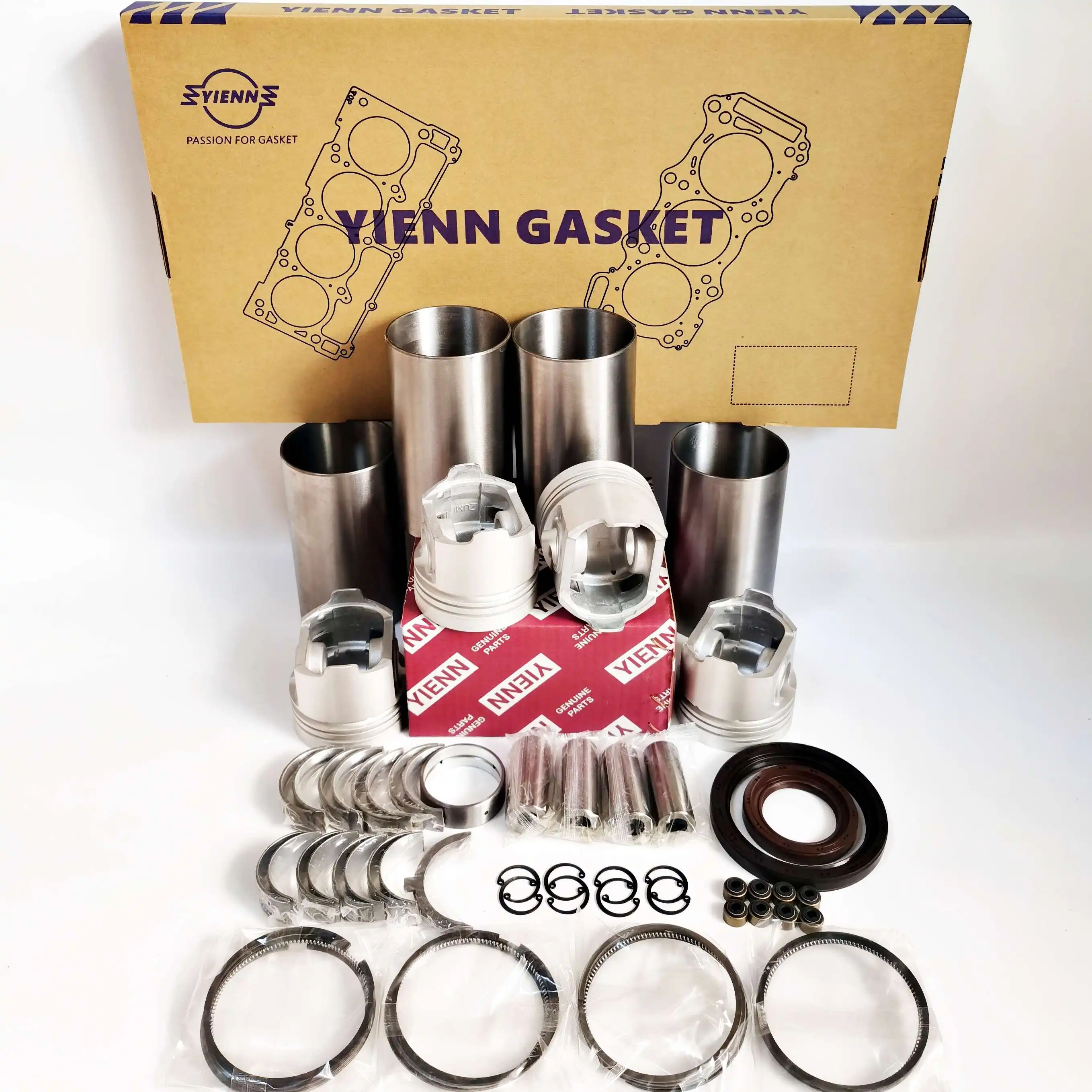 4FB1 Overhaul Rebuild Engine Kit for Isuzu Tractor Excavator Loader ...