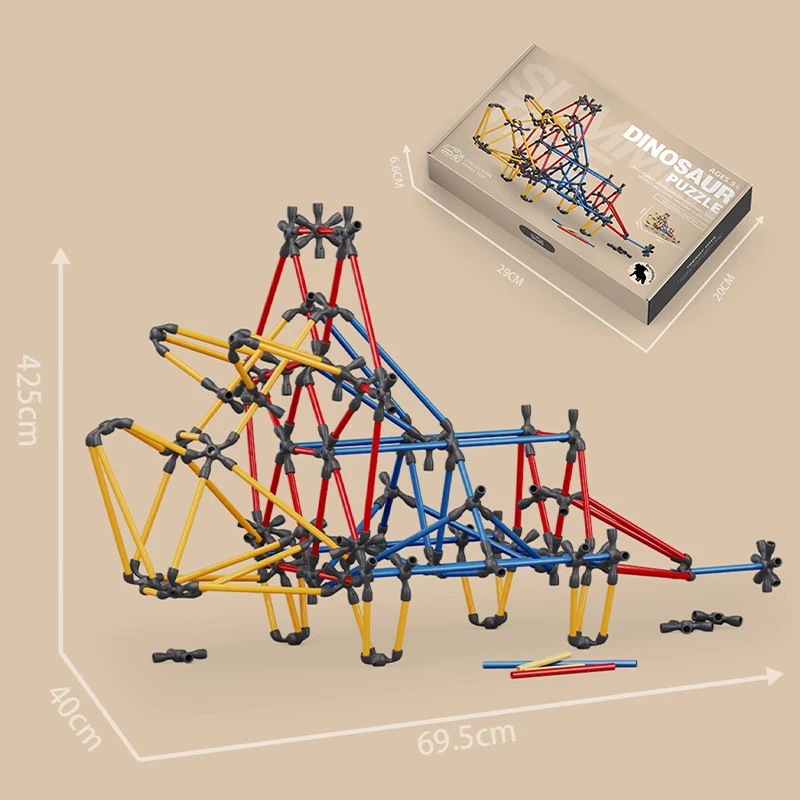 Diy Assembly Interlocking Plastic Straw Constructor Engineering Toys ...