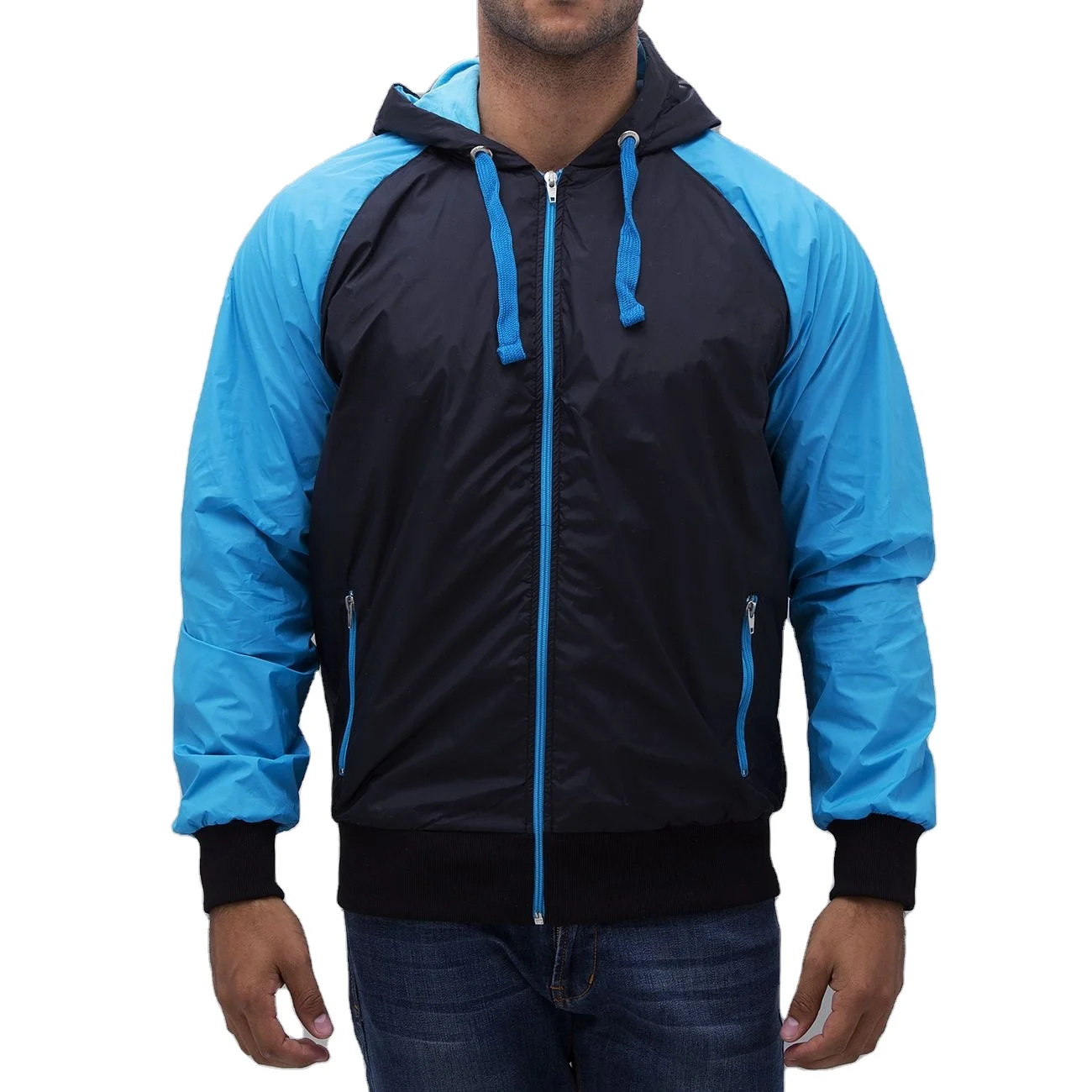 Custom Color Block Windbreaker Jacket Design - Buy Custom Windbreaker ...