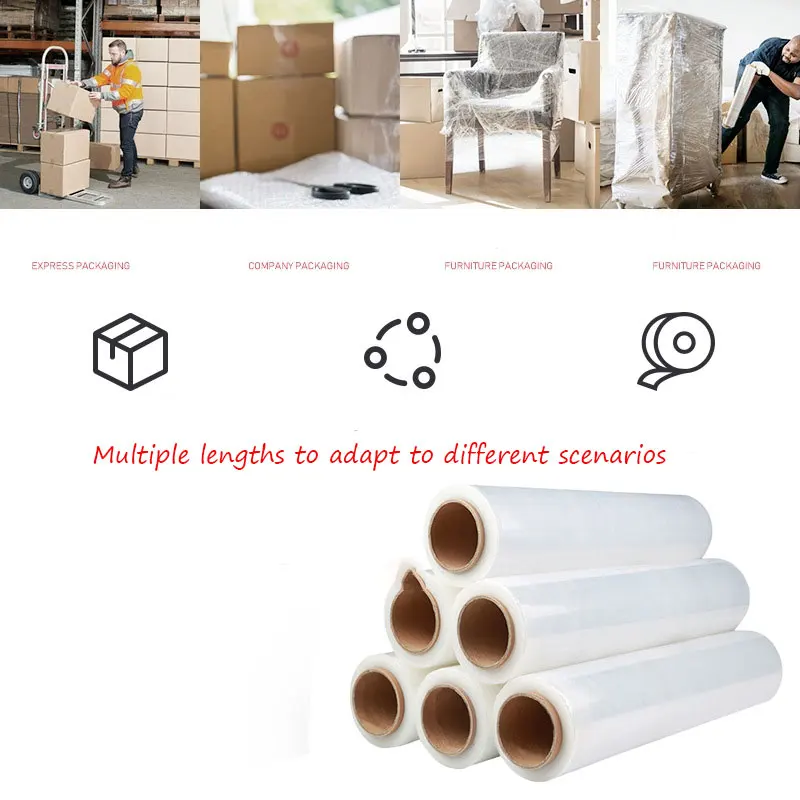 Manual Stretch Wrapping Film Soft Packaging Film Transparent Lldpe ...