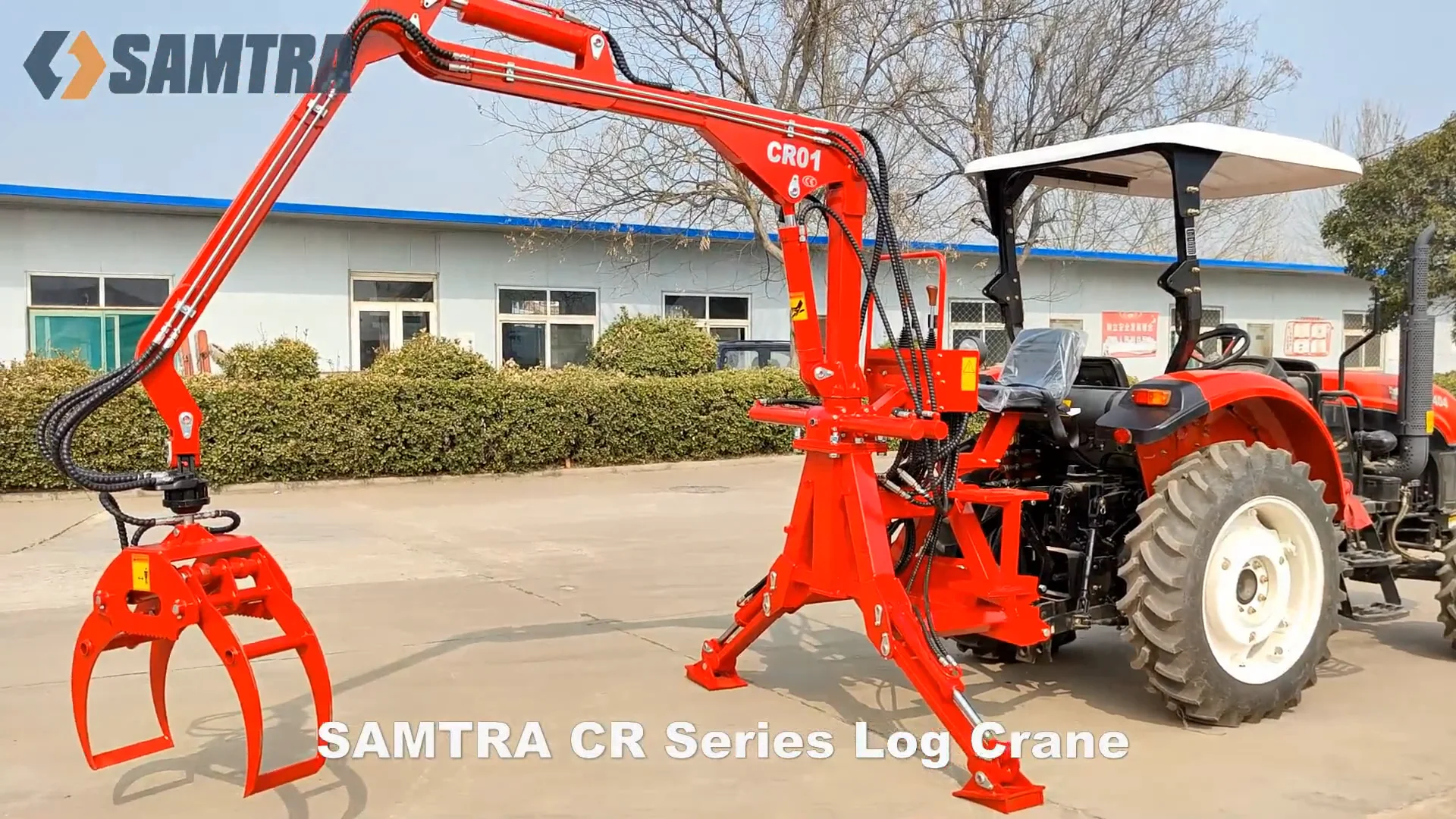 Hot Sale Hydraulic Log Crane Trailer For Tractor - Buy Hot Sale Log ...