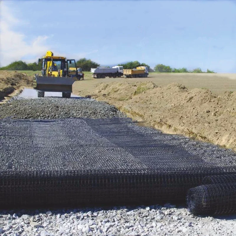 Fiberglass Geogrid Retaining Wall Glass Fiber Mesh Geo Grid For Road ...