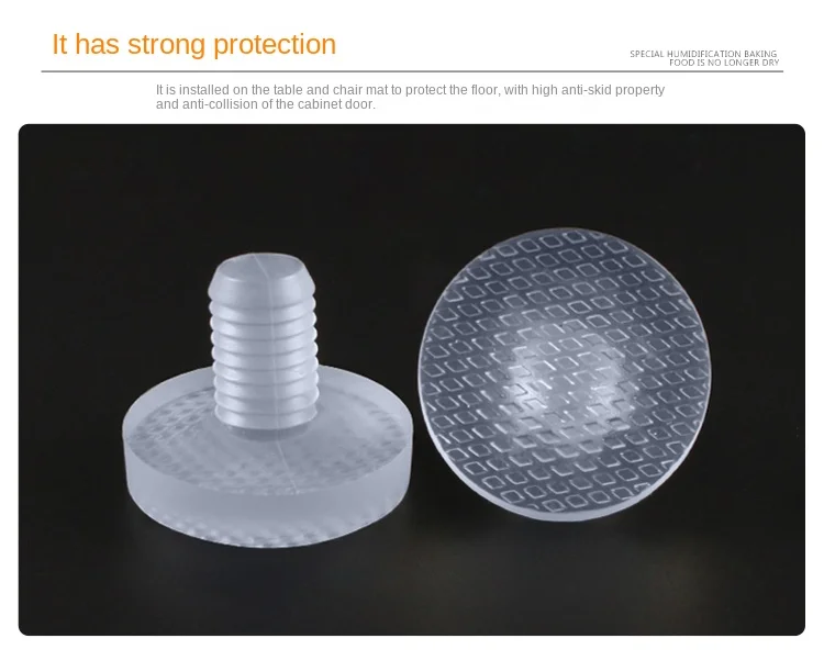 Transparent PVC Furniture Pad Hole Stopper Plug Nail Dust-Proof ...