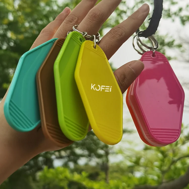 Kofei Promotional Blank Retro Vintage Motel Keychain Custom Logo ...