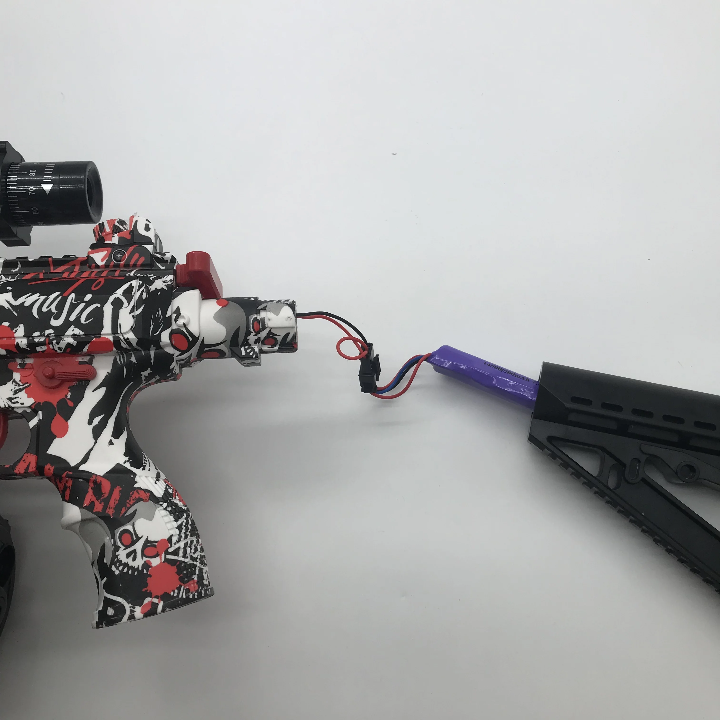 2025 Continuous Fire Double Head M416 Electric Gel Blaster Toy Gun ...