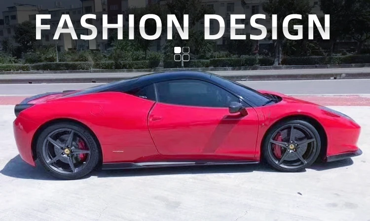 458 Carbon Fiber Side Skirt For Ferrari 458 Italia Spider Racing Car ...