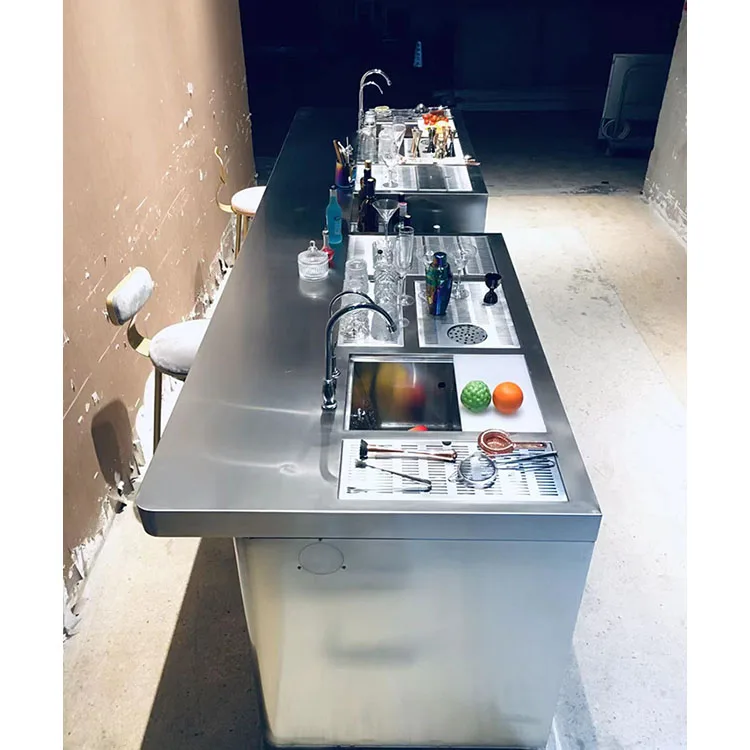 Modern Ss Cocktail Station Bar Counter Us Style For Bar/pub/club ...