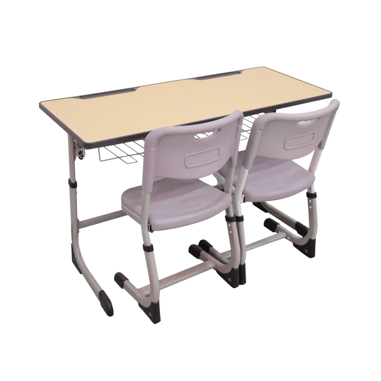 Modern Double-seat School Desk Chair Set Primary School Furniture ...