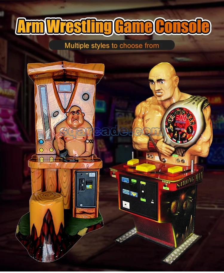 Hotselling Wrestle Coin Operated Arm Champs Arcade Game