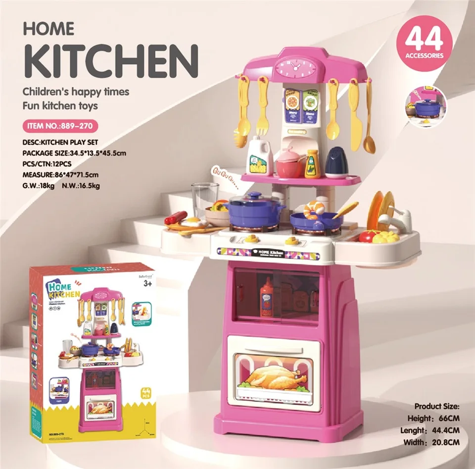 2023 Newest Design Modern Kitchen Toy Set Pretend Play Plastic Kids ...