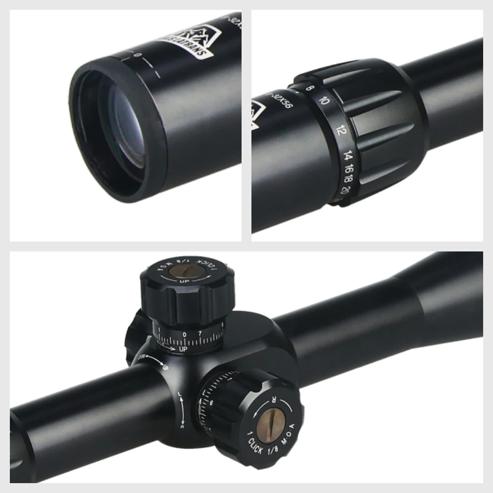 8-32X56SFIRF Scope Sight 1000G Waterproof Red Green Illuminated Reticle ...