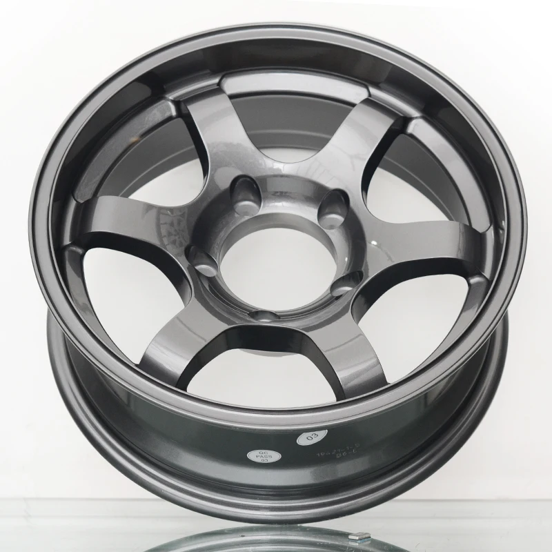 Black TE37 16 Inch 5x139.7 Alloy Wheels for Suzuki Jimny, Samurai ...