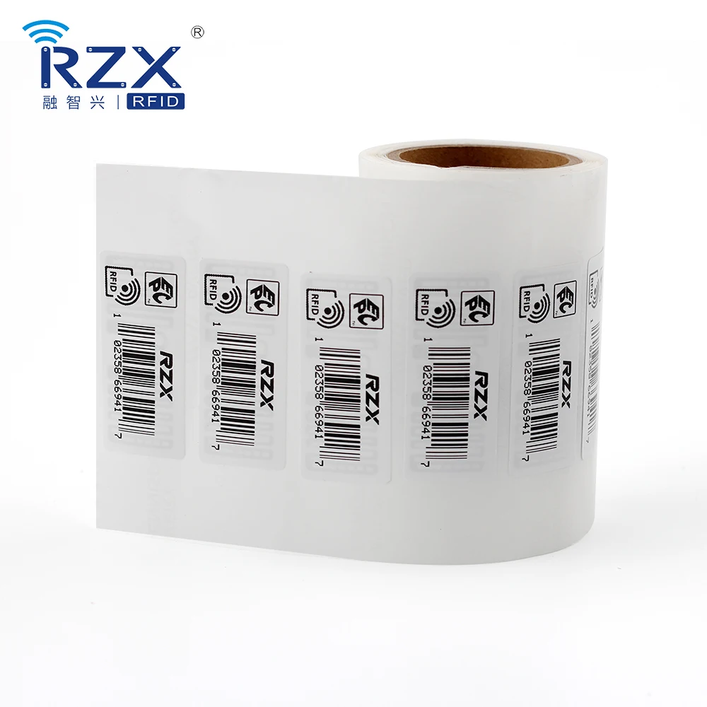 ISO18000 6C RFID Labels for Department Store UHF Adhesive Tags