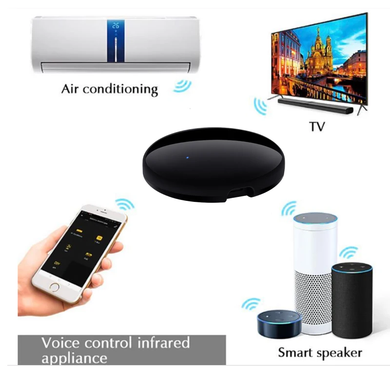 Alexa Ir Sensor Google Smart Home Wifi Ir Remote Control Infrared Tuya ...