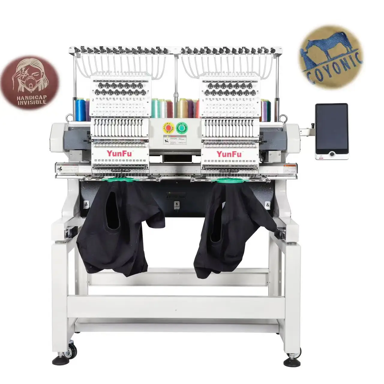 Yunfu Double Head Flat Embroidery Machine - 2 Year Warranty