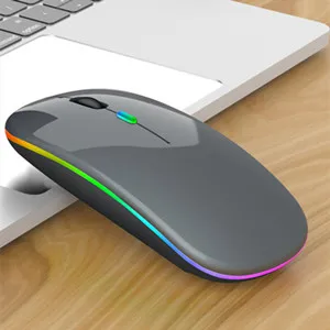 Thin Colorful Wireless Flat Computer Mouse