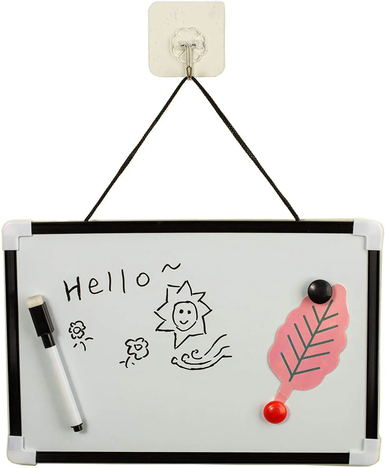 Portable Desk Magnetic Mini Small A4 Whiteboard Dry Wipe Notice Memo ...