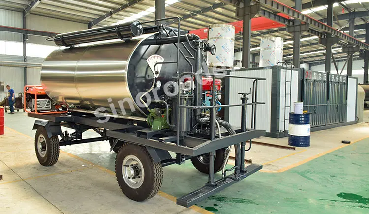 6000l Towed Bitumen Trailer Sprayer Distributor - Buy Trailer Sprayer ...