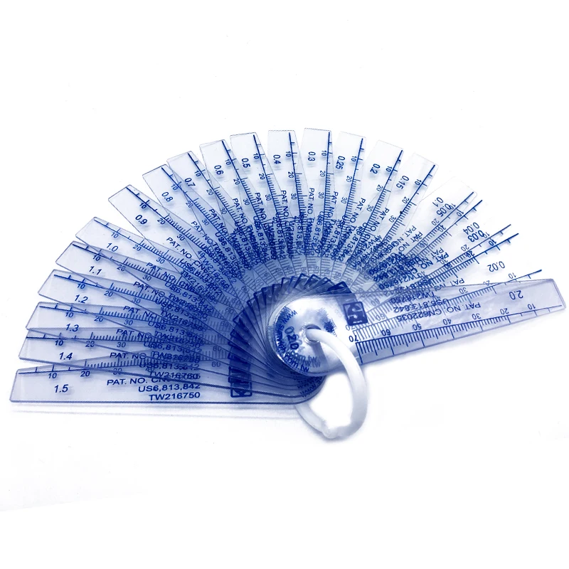 Plastic Feeler Gauge Gap Filler Measuring Tool Discount Buy | www ...