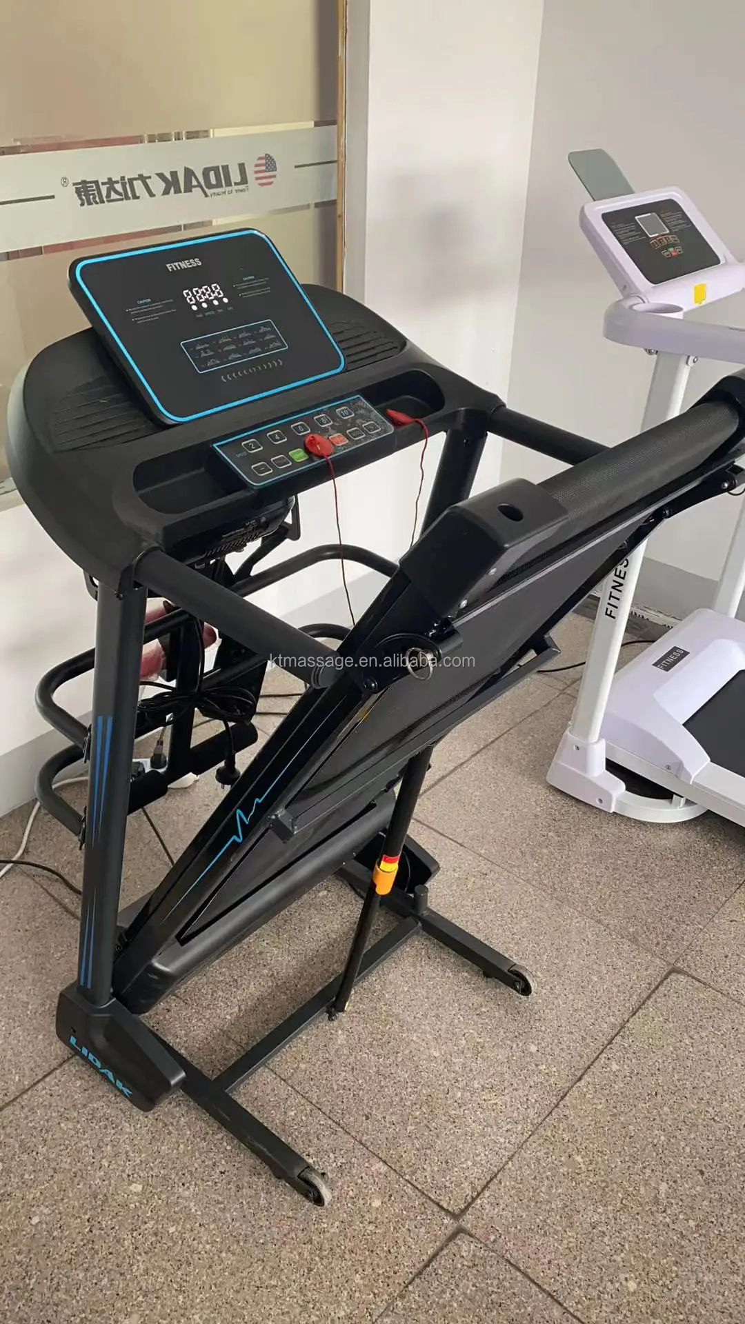 Foldable Electric Home Fitness Treadmill For Gym Use
