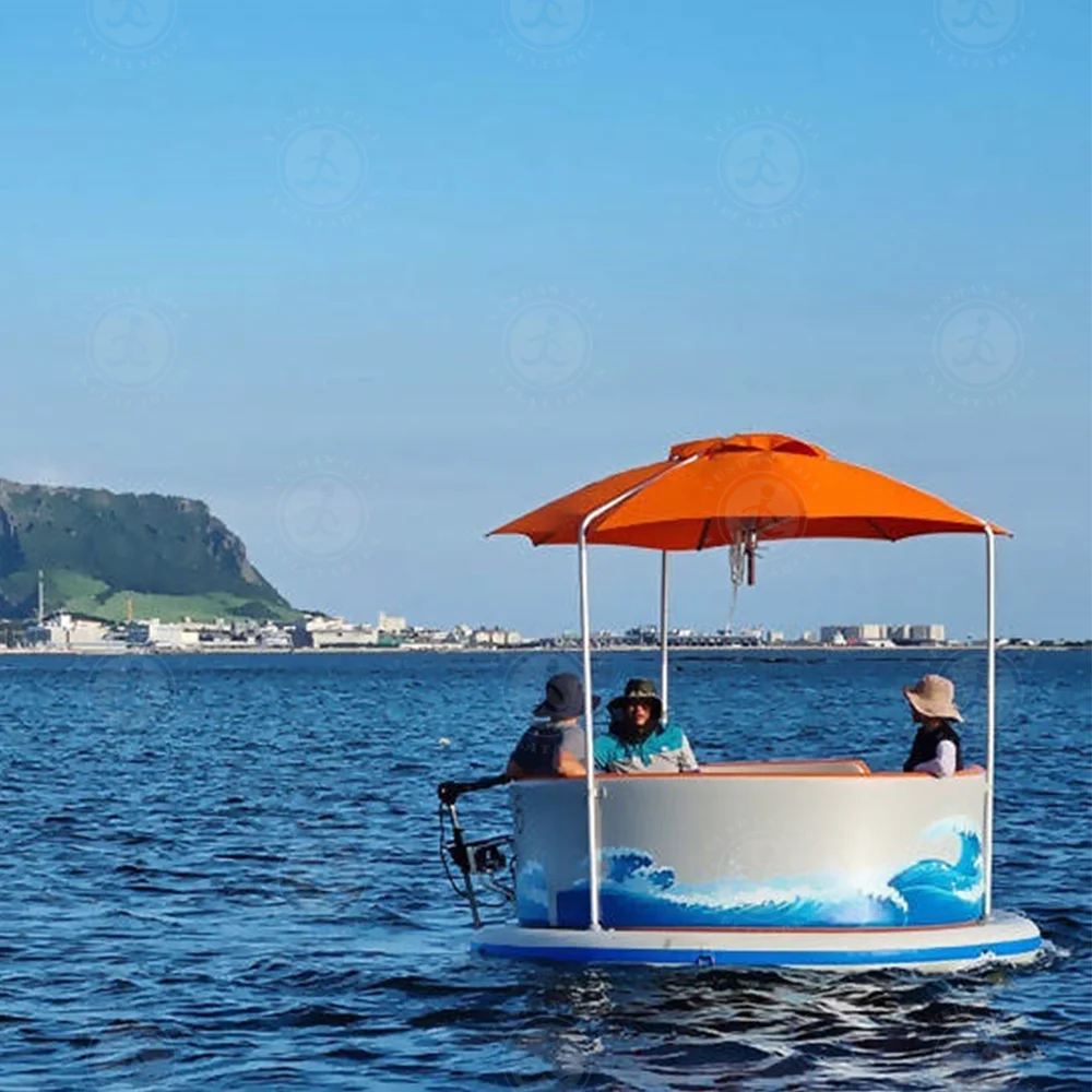 Heavy Duty Inflatable BBQ Boat Floating Barbecue Grill Platform for ...