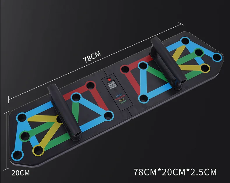 Premium Workout Fitness Exercise System Folding Push Up Board Home Use ...