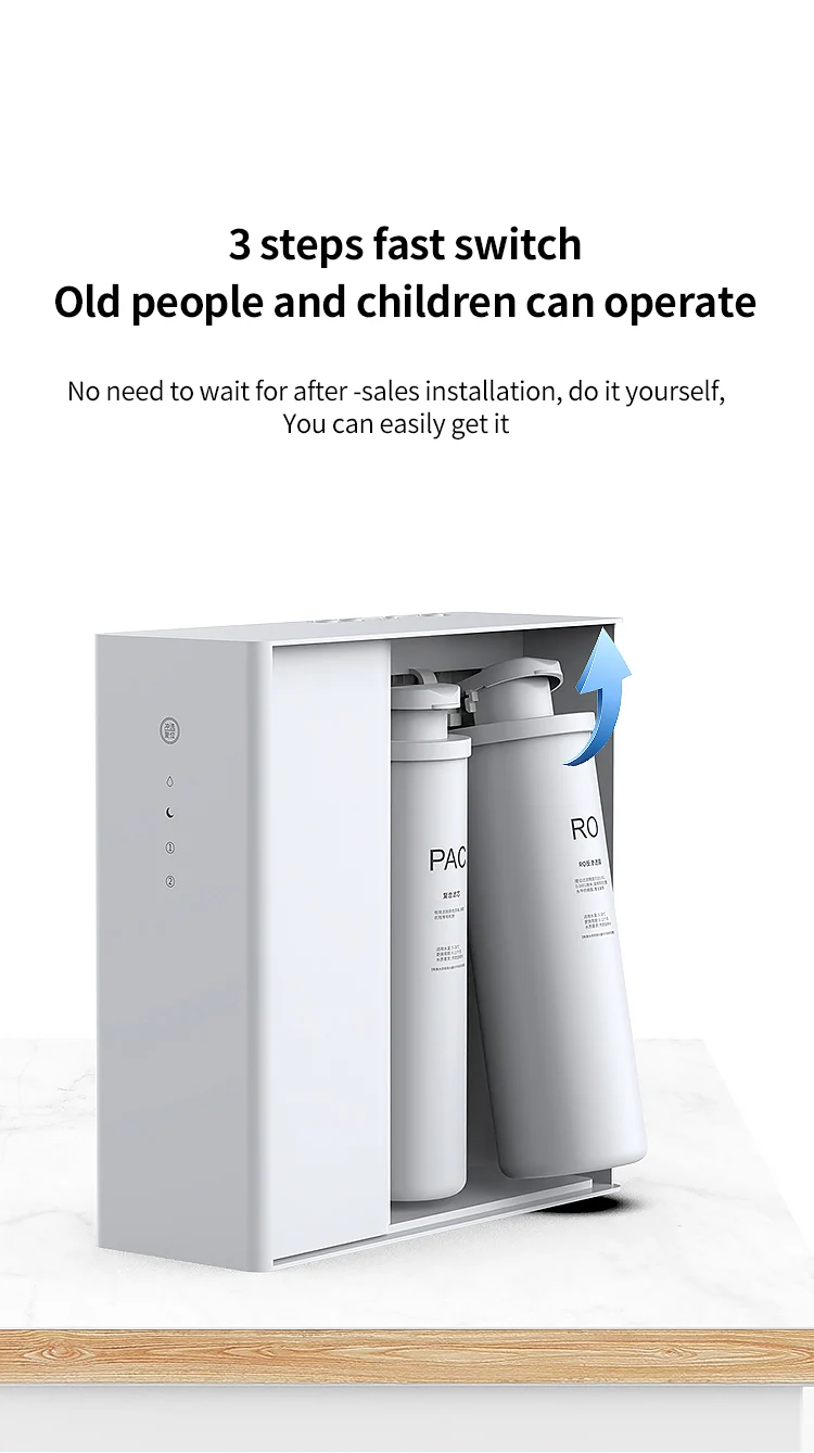 Smart Tankless Kitchen Water Filter - RO System for Pure Water